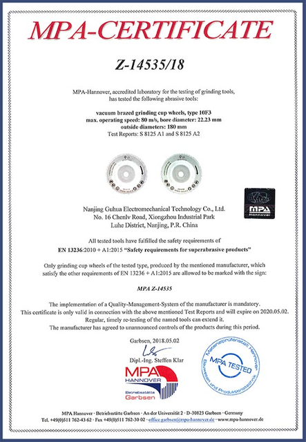 Certification - GUHUA